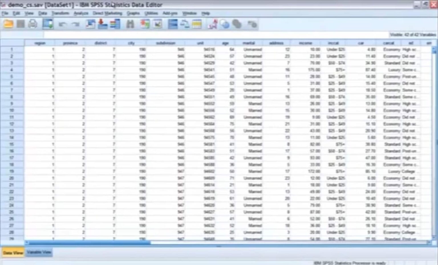 Descubre las características clave del paquete estadístico IBM SPSS